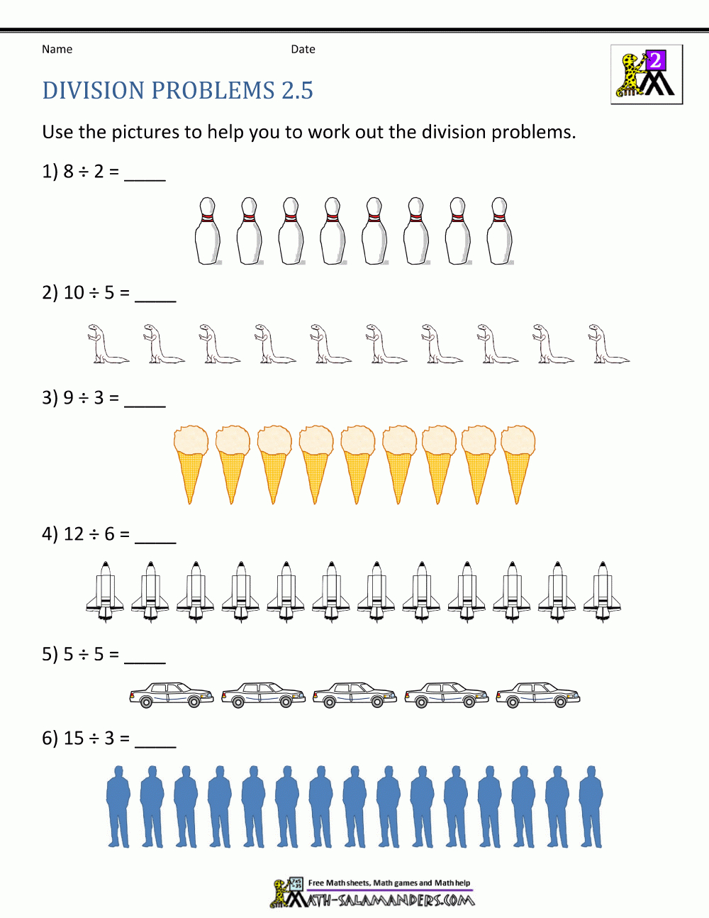 Printable Simple Division Worksheets Printable Worksheets