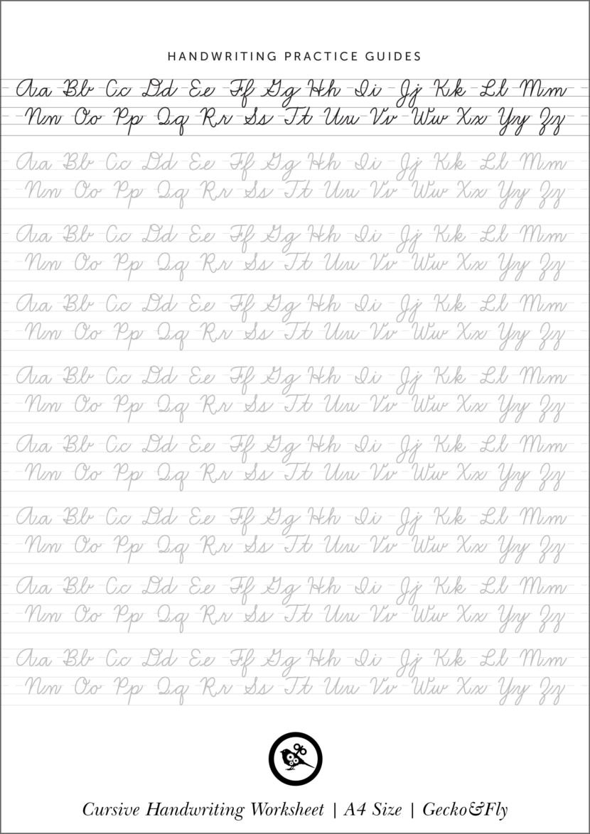 Printable Handwriting Worksheets Pdf Printable Worksheets