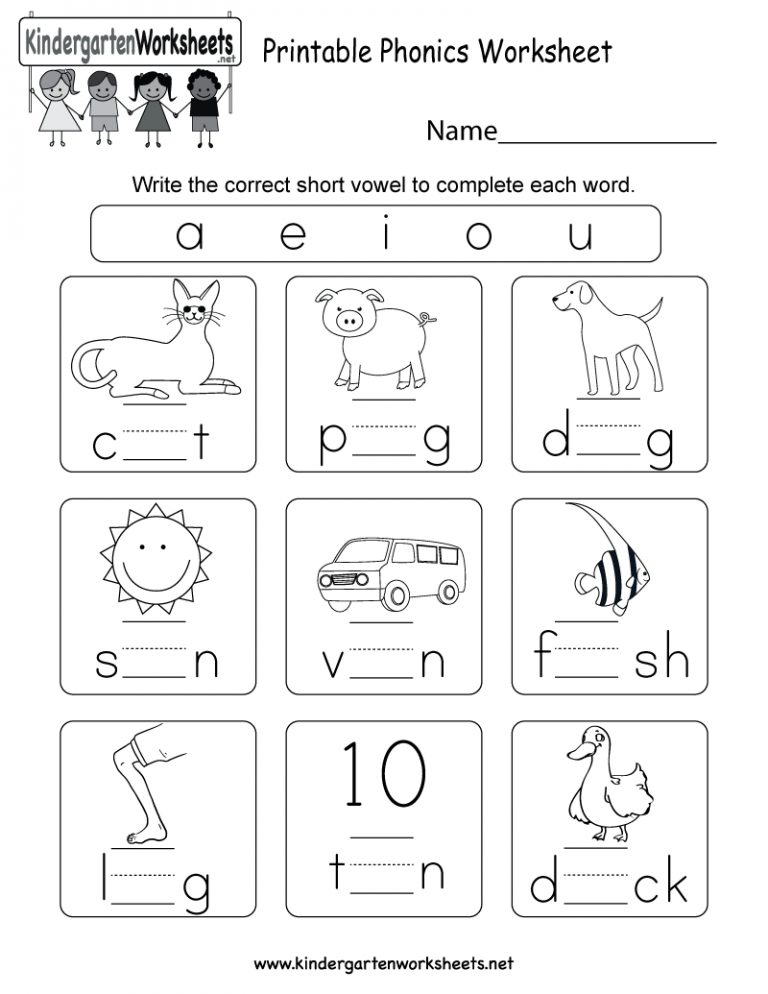 80 Fun Phonics Worksheets | Kittybabylove | Short O Worksheets ...