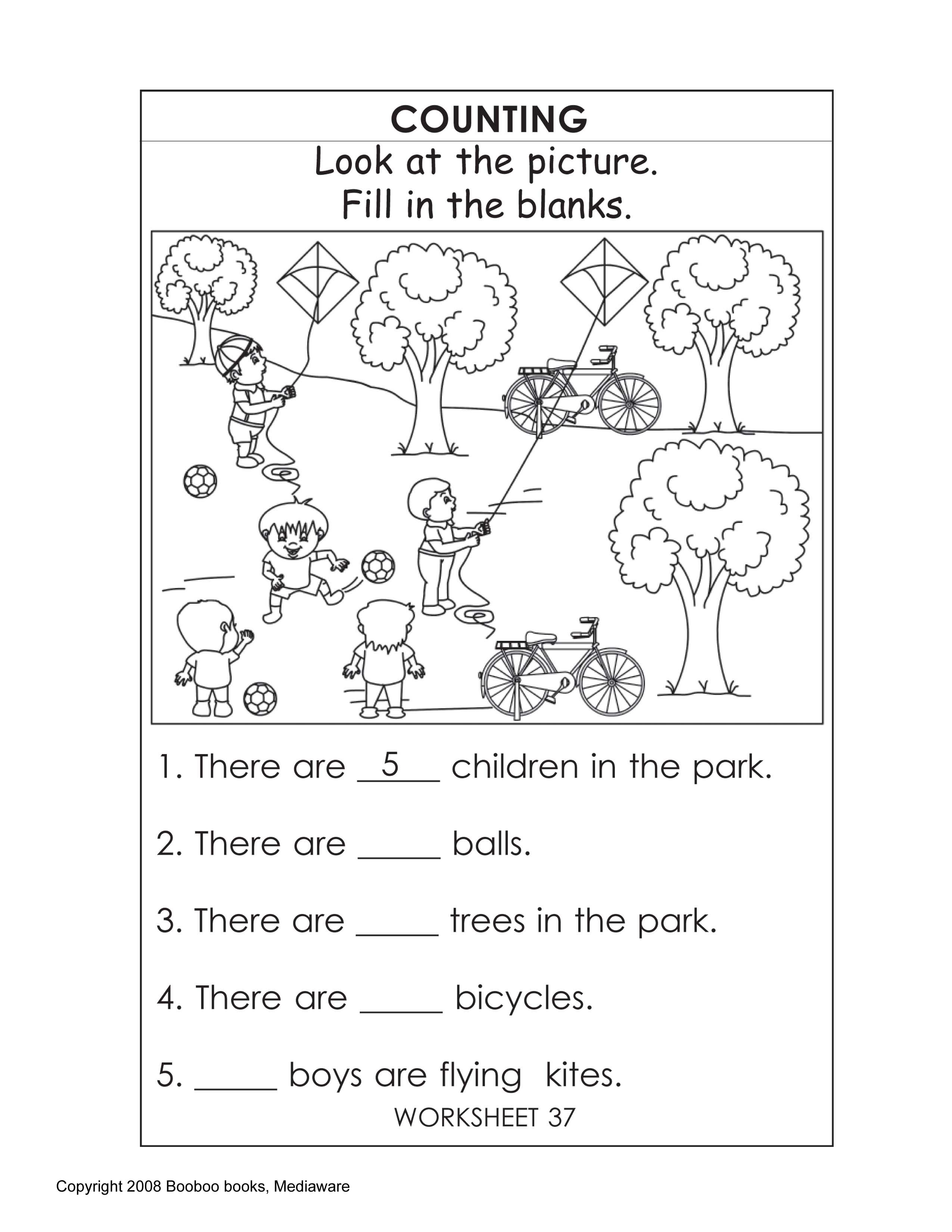 Using Is And Are Worksheets For Kindergarten