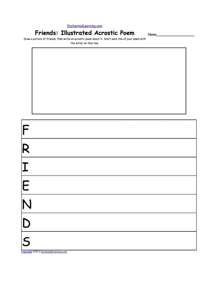 Acrostic Poems Plus Generate Your Own Poetry Worksheets | Poetry ...