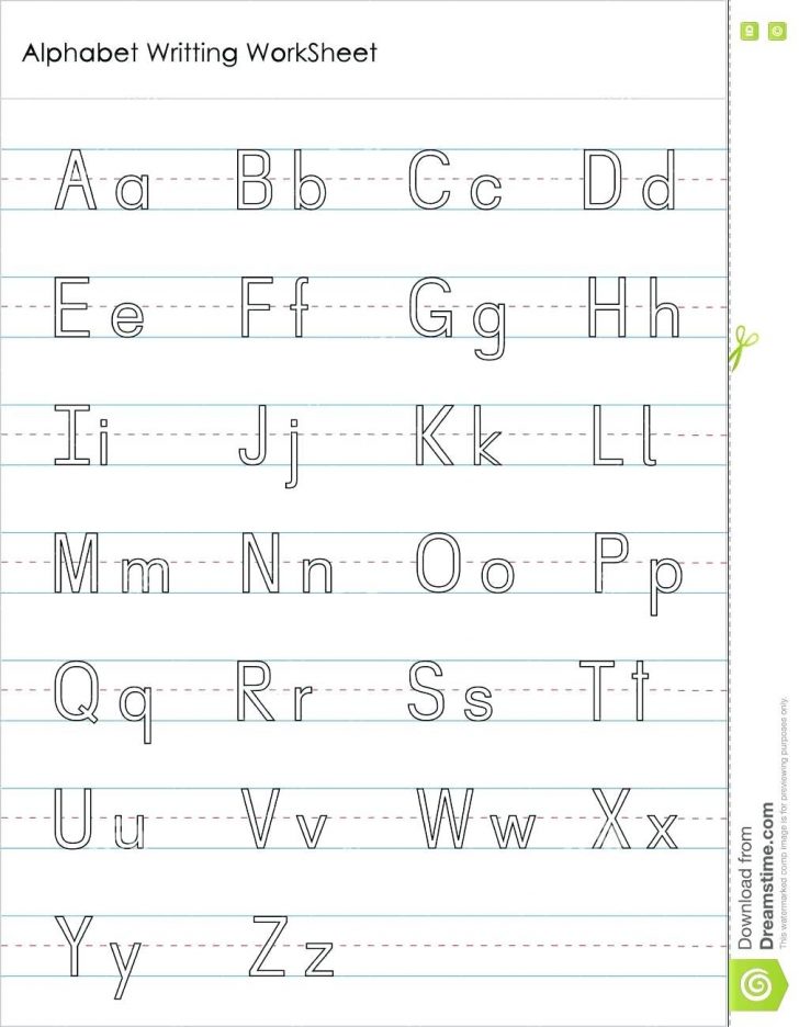 Alphabet Handwriting Pages Free Handwriting Worksheets Uppercase ...