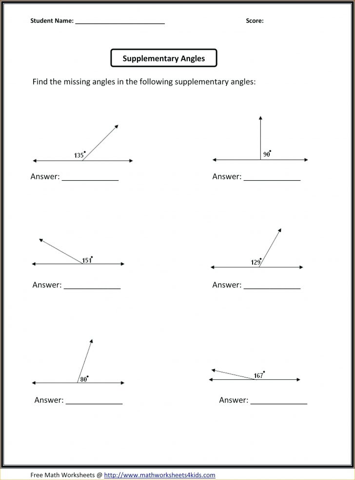 Basic Geometry Worksheets Math Grade Geometry Worksheets | 4Th Grade ...