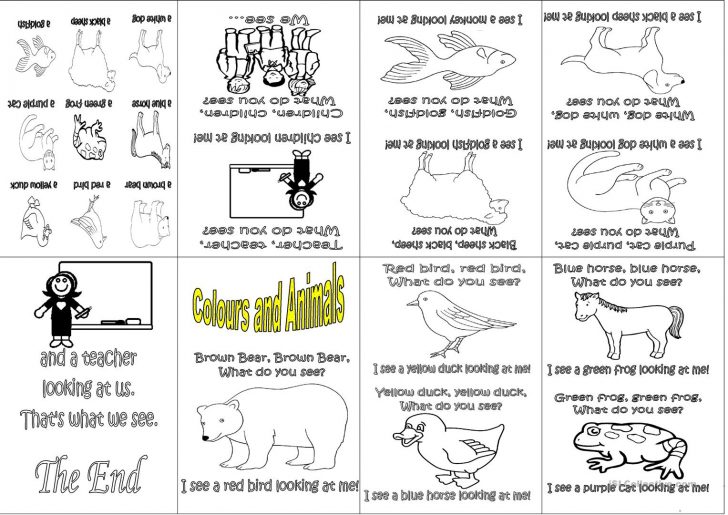 Brown Bear, Brown Bear, What Do You See? Worksheet - Free Esl | Brown ...