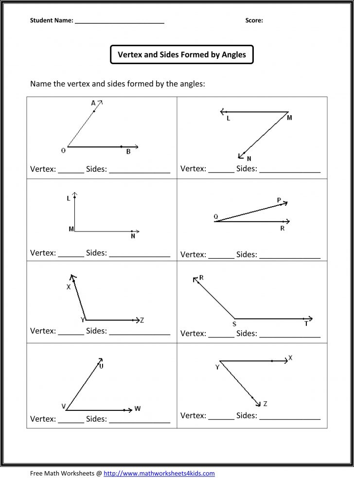 Fourth Grade Math Worksheets Printable Worksheets For Everything ...