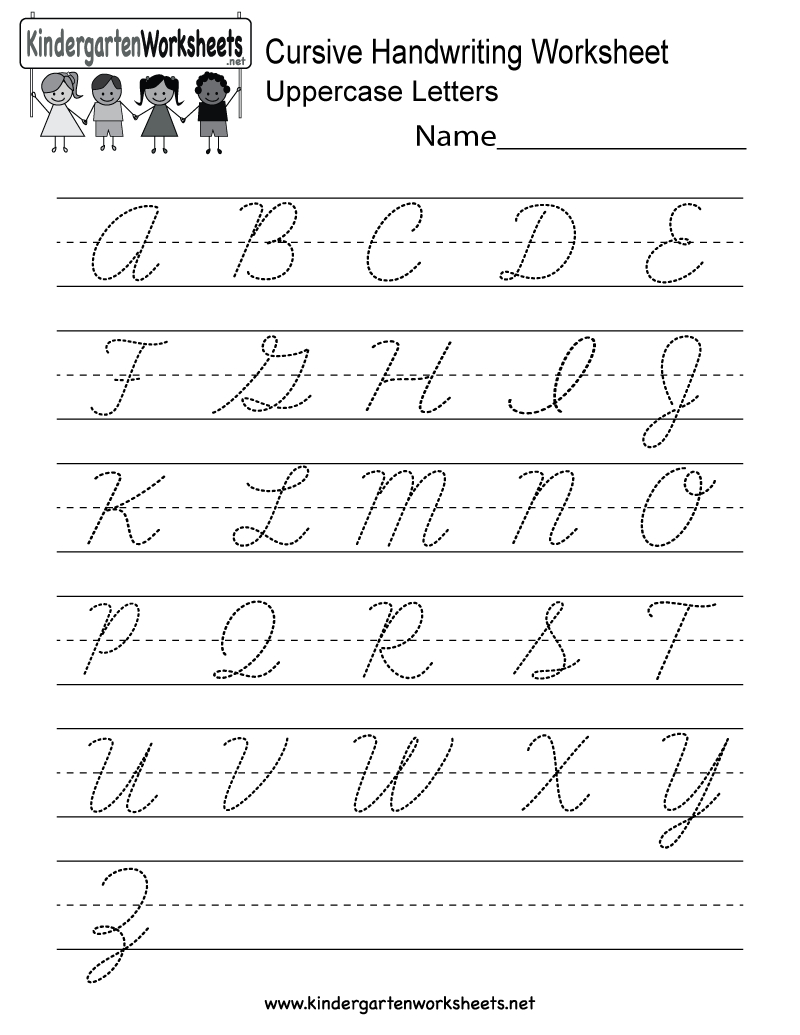Worksheet Works Cursive