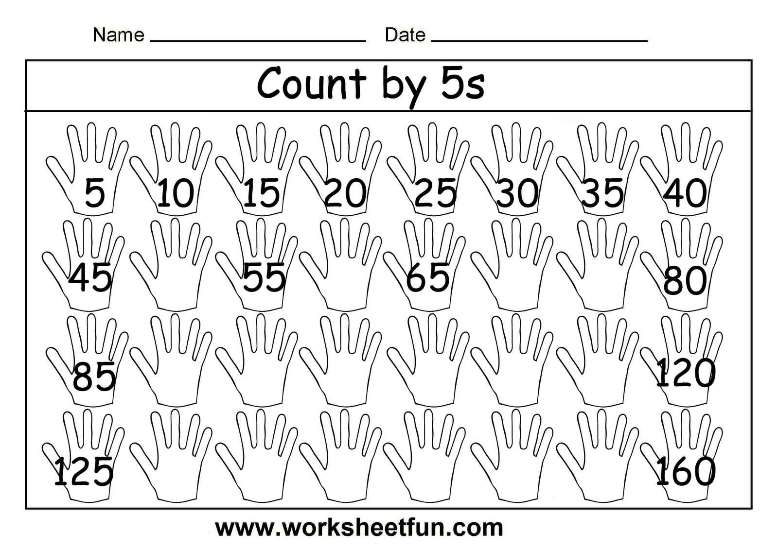 Free Printable Skip Counting Worksheets Printable Worksheets