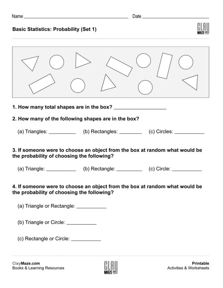 Free Printable Statistics Worksheets | Free Printables | Free Printable ...