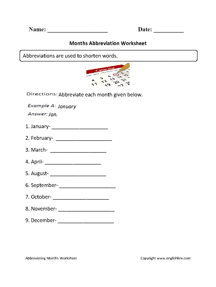 Abbreviations Worksheet Activities Free Printables