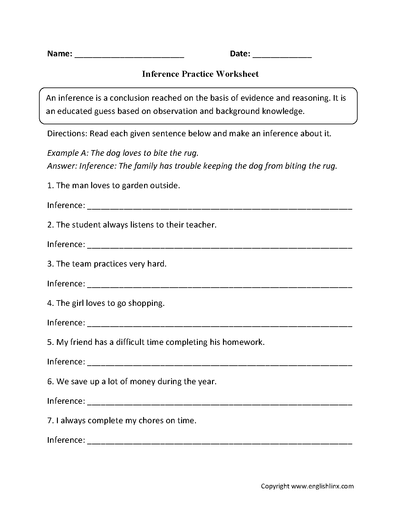 4Th Grade Printable Worksheets Language Arts Printable Worksheets