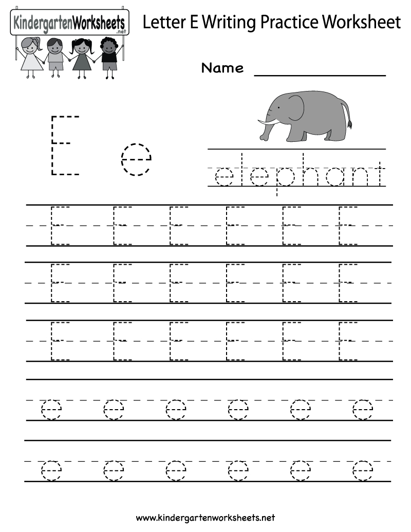 Letter E Printable Worksheets Printable Worksheets