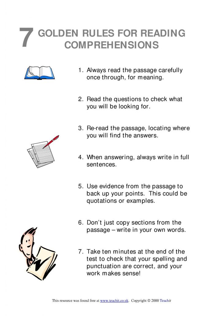 Ks3 Reading | Comprehension | Teachit English | Literacy Worksheets Ks3 ...