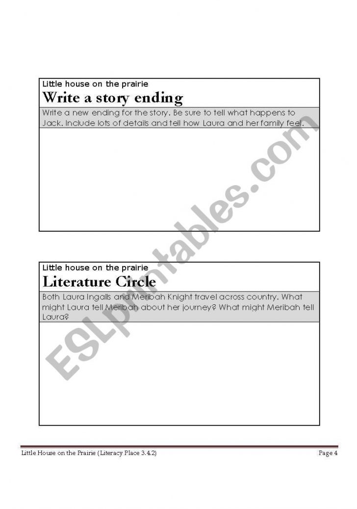 Little House On The Prairie - Esl Worksheetlilacrose | Little House On ...