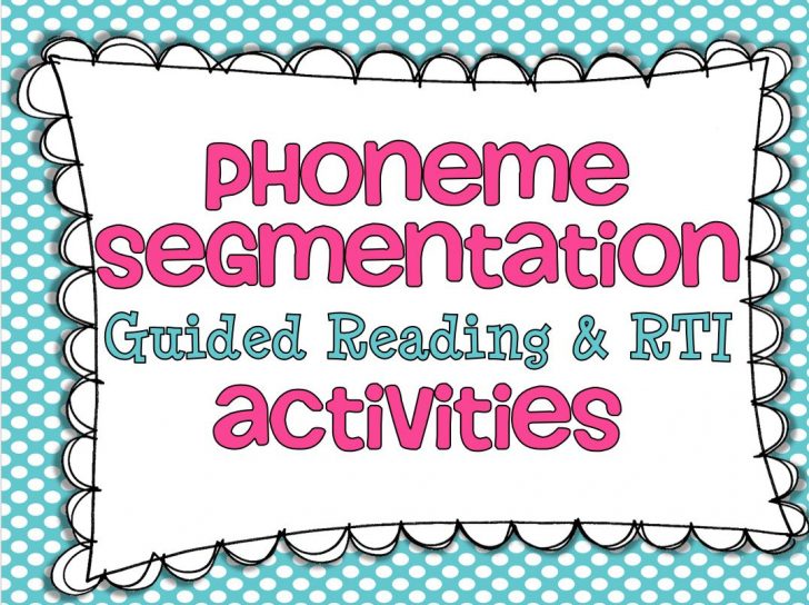 Phoneme Segmentation {And A Freebie} - Little Minds At Work | Free ...
