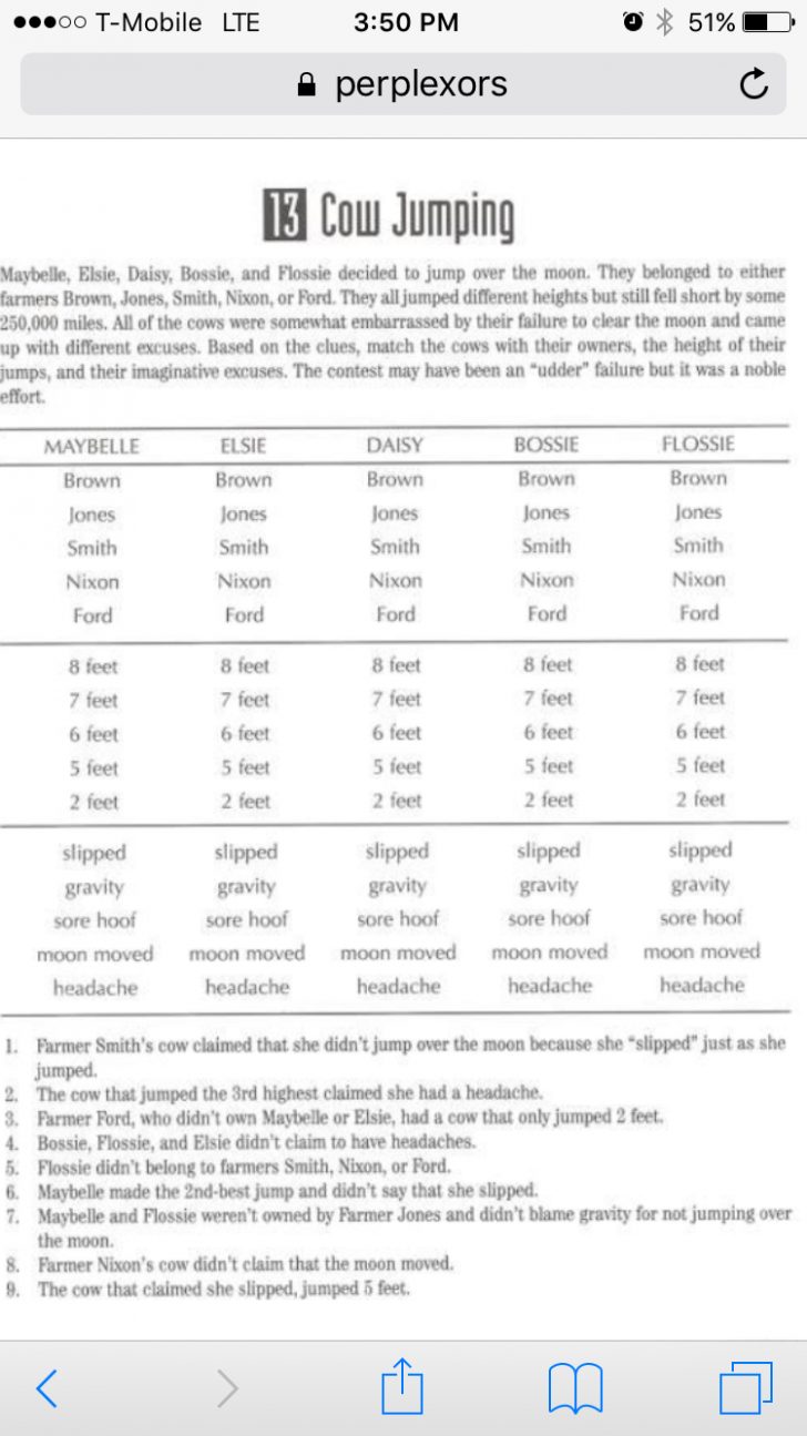 Pinalan Hopfensperger On Math Homework | Logic Problems, Logic ...