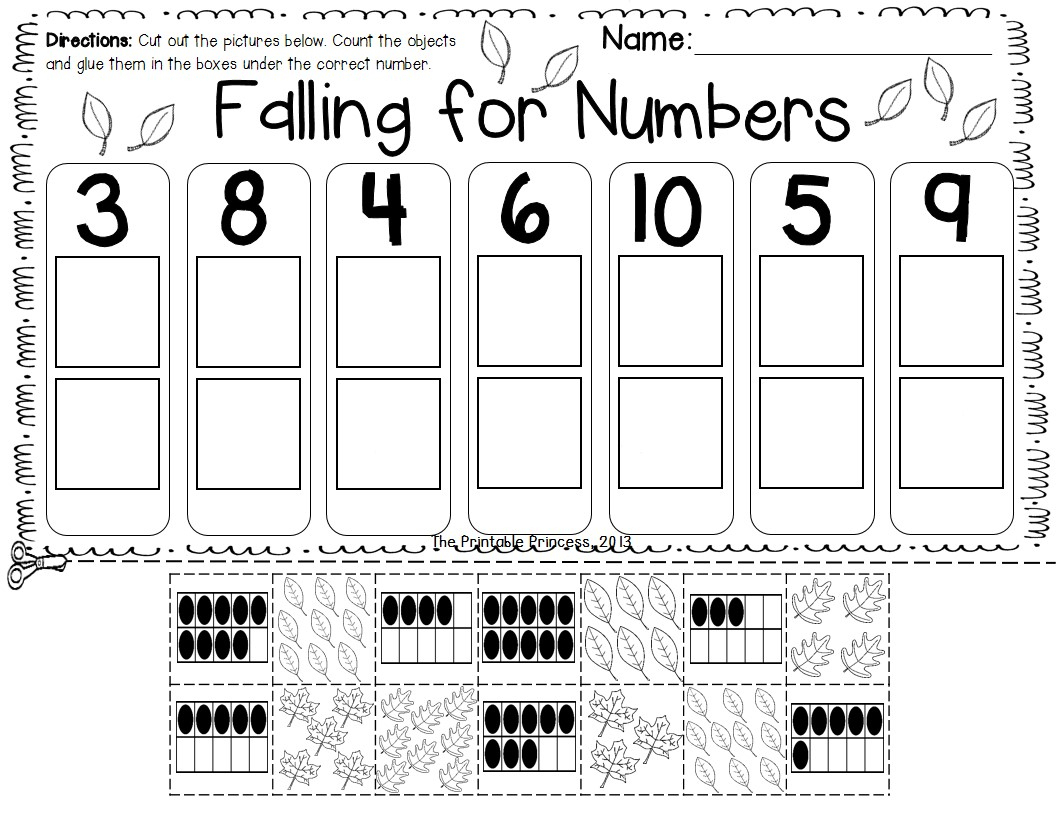Free Printable Fall Worksheets Kindergarten Printable Worksheets