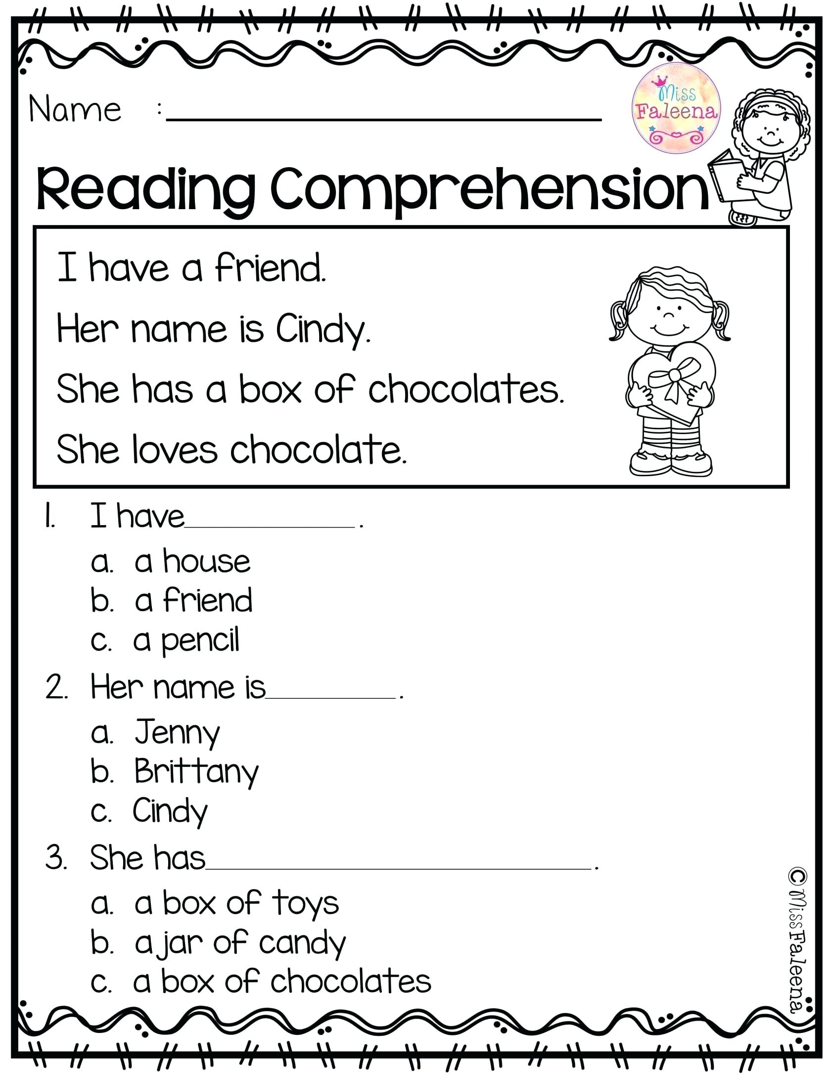 Free Printable Reading Worksheets For 1St Grade Printable Worksheets