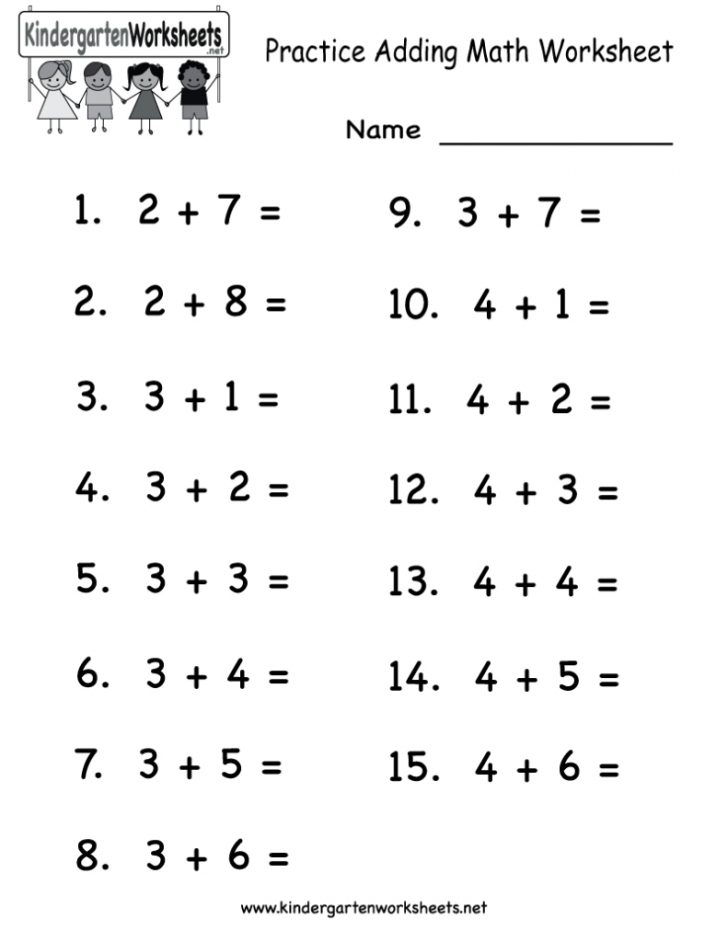 Simple Worksheets For Kindergarten – With Printable Maths Ks2 Also ...