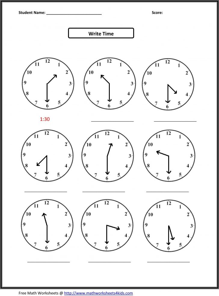 Telling Time Worksheets Ks3 New Clock Grade 3 Free Maths Printables ...