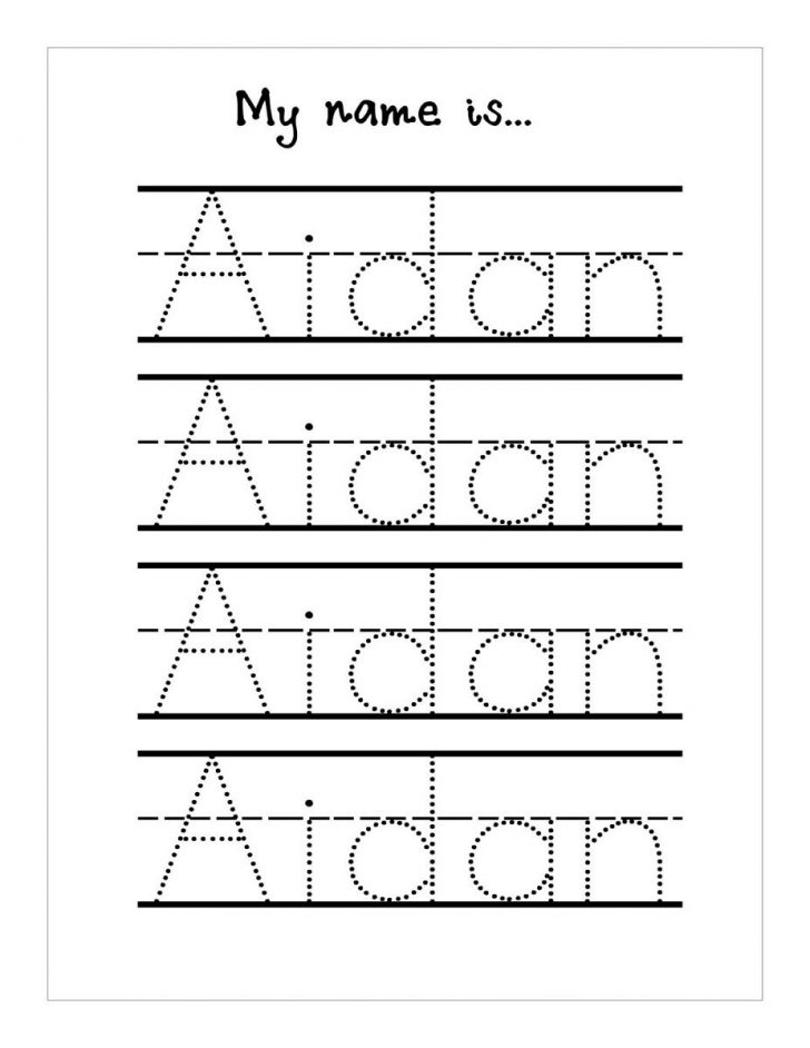 Trace Your Name Worksheet Free | Handwriting/journaling | Name | Trace ...